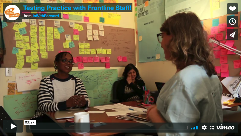 Testing Practice with Frontline Staff! - InWithForward